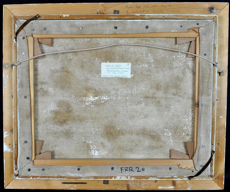 Marion Rees - London from the South Bank - Mid 20th Century Oil on ...