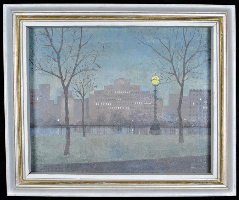 Marion Rees - London from the South Bank - Mid 20th Century Oil on ...