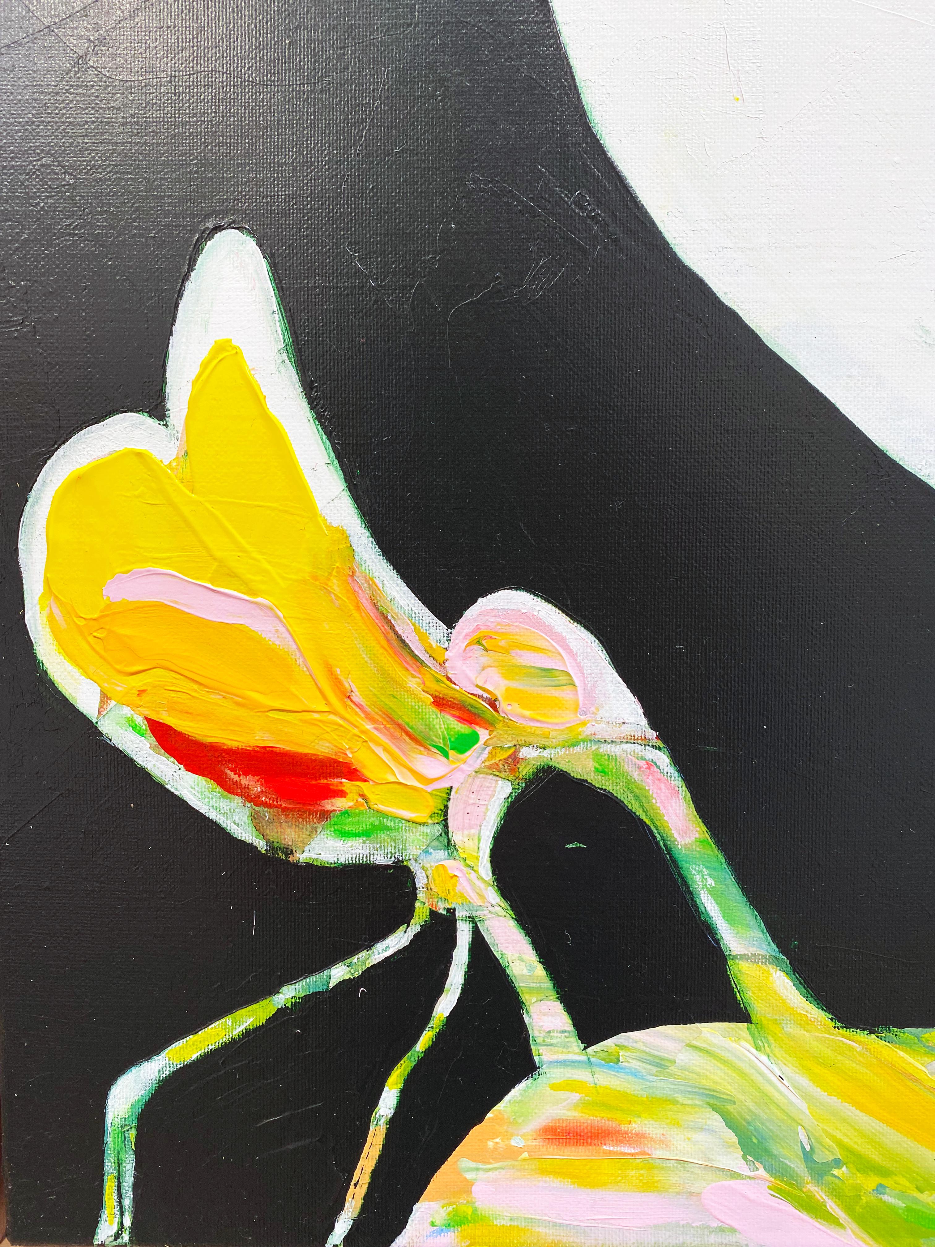 Marit Geraldine Bostad - Abstract Portrait Acrylic Painting by Marit ...