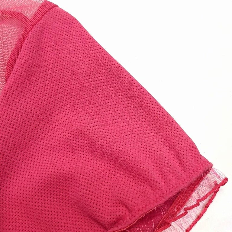 Marithé + François Girbaud Vintage strawberry 2000s elasticated mesh ...