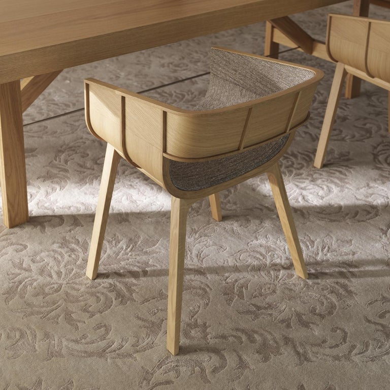 Maritime Gray Leather Chair by Benjamin Hubert For Sale at 1stDibs