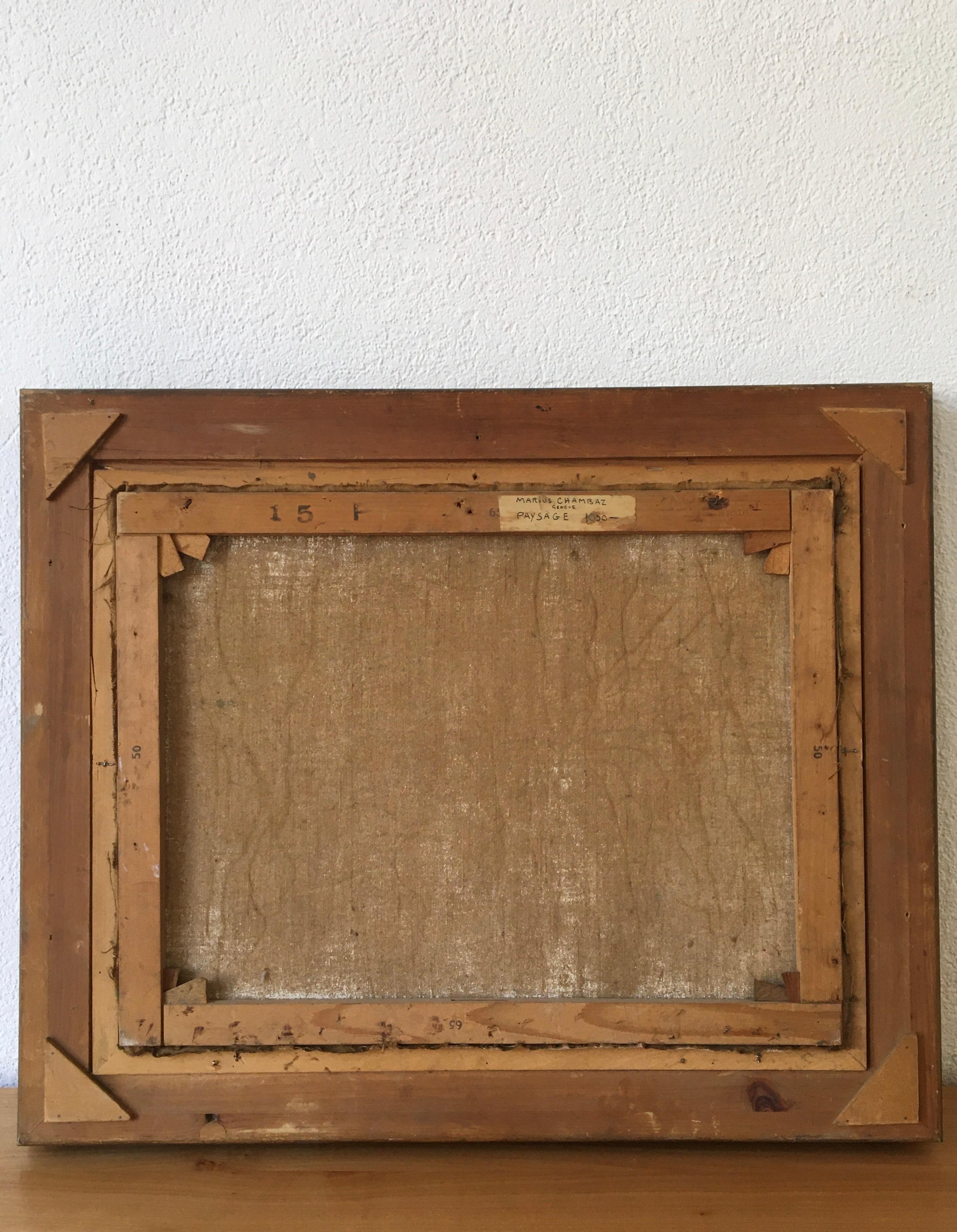 Marius Chambaz - River landscape For Sale at 1stDibs