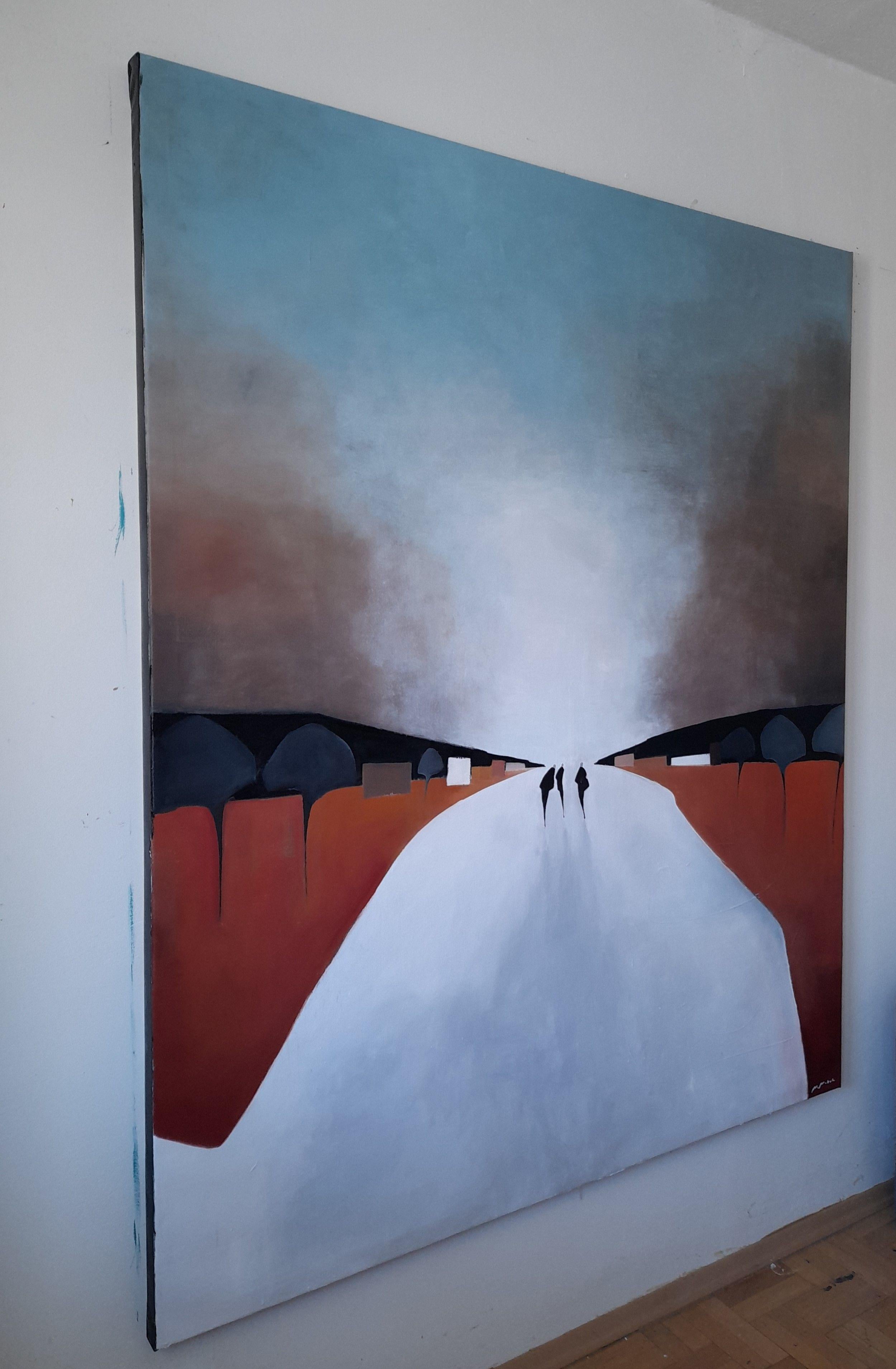 MARIUSZ MAKULA - Skyline, Painting, Oil on Canvas For Sale at 1stDibs ...