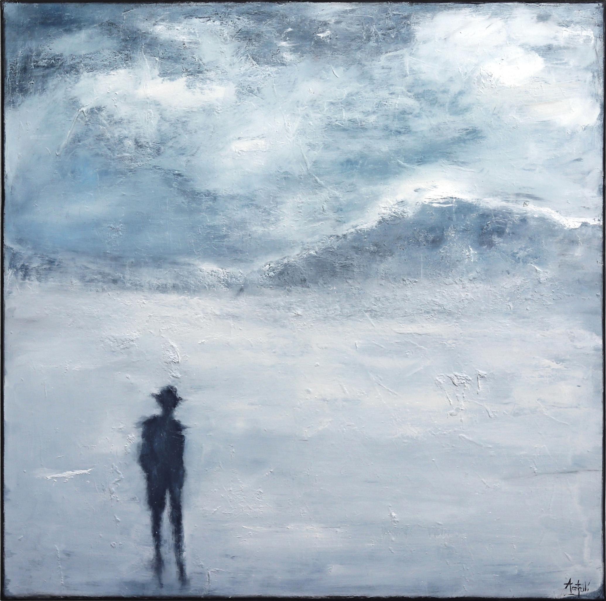 Mark Acetelli - Outcast Outlaw - Original Figurative Abstract Oil ...