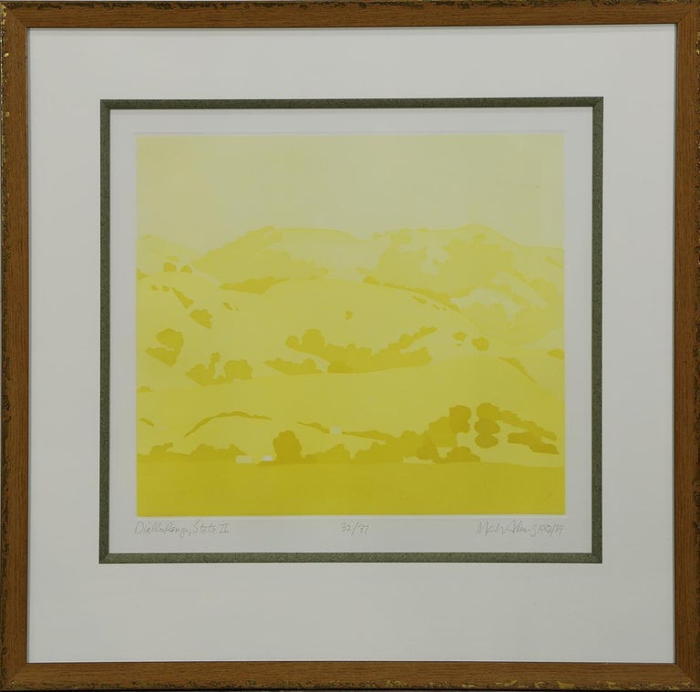 Mark Adams - Mark Adams "Diablo Range, State II" 1982/89 Signed Limited ...