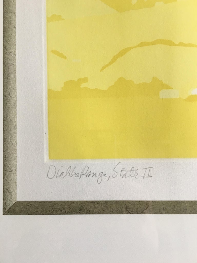 Mark Adams - Mark Adams "Diablo Range, State II" 1982/89 Signed Limited ...