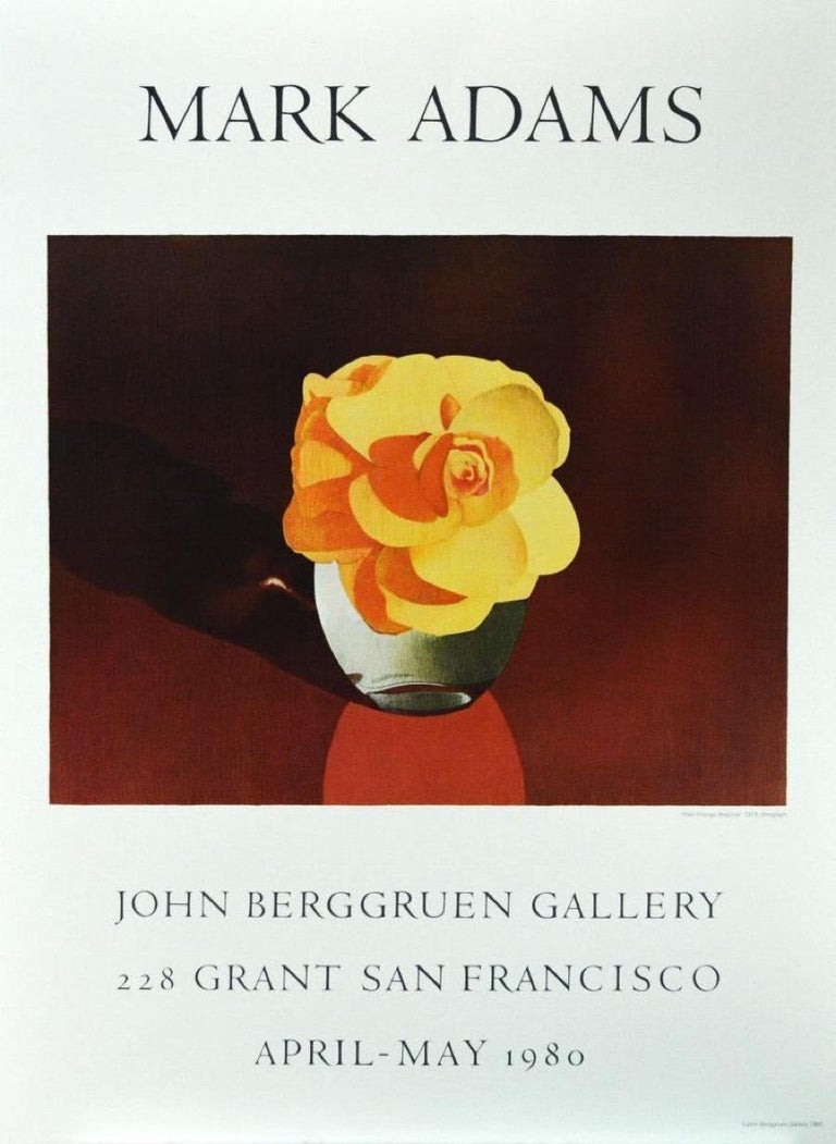 Mark Adams - Pale Orange Begonia-Poster For Sale at 1stDibs