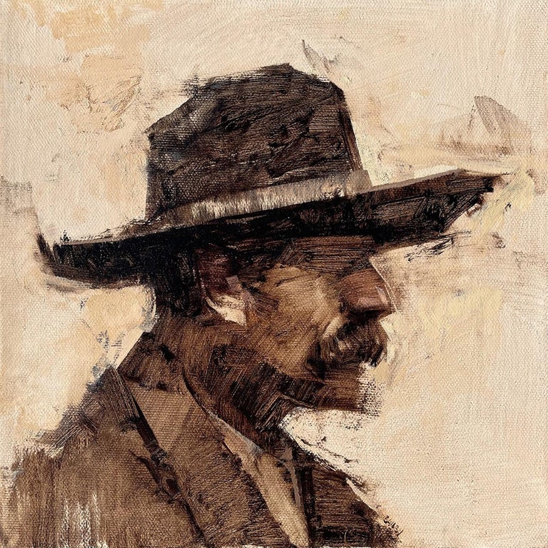 Mark Andrew Bailey - "Bad Hombre IV" Oil Painting at 1stDibs