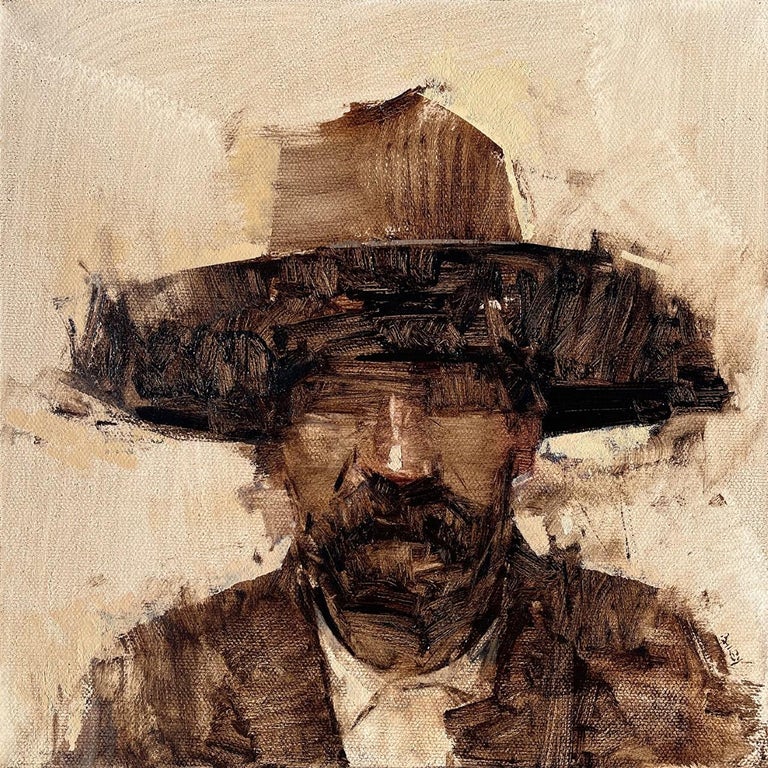 Mark Andrew Bailey - "Bad Hombre V" Oil Painting at 1stDibs