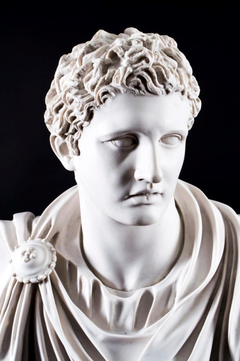 Mark Antony Bust Sculpture, 20th Century For Sale at 1stDibs