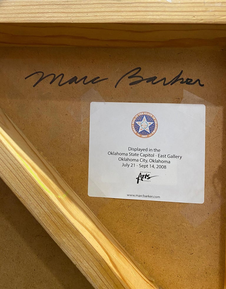 Mark Barker - 'Masses' by Marc Barker, Oil on Panel Painting For Sale ...