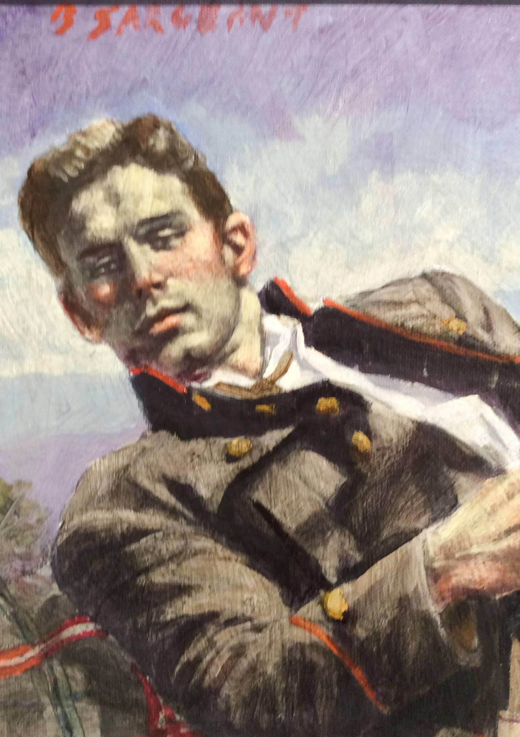 Mark Beard - The Picnic (Figurative Academic Style Oil Painting of ...