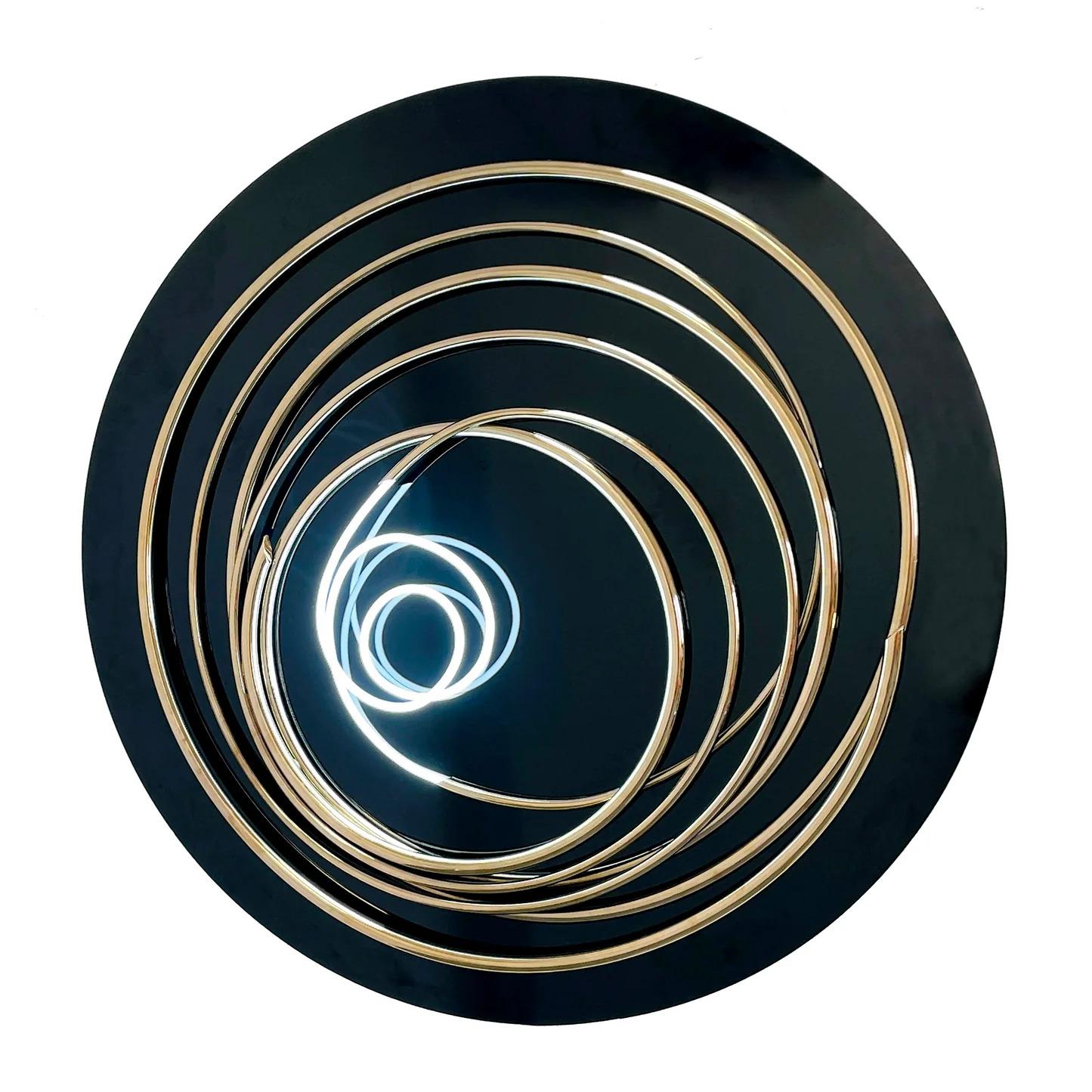 Mark Beattie - Mark Beattie, White in Black Spiral, 2023 For Sale at ...