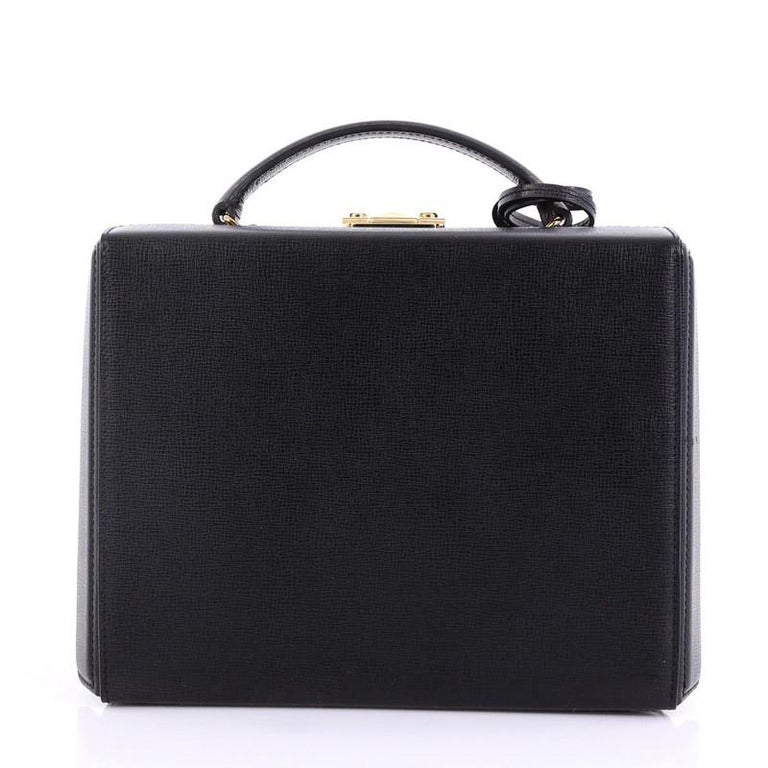 Mark Cross Grace Box Bag Leather Large at 1stDibs