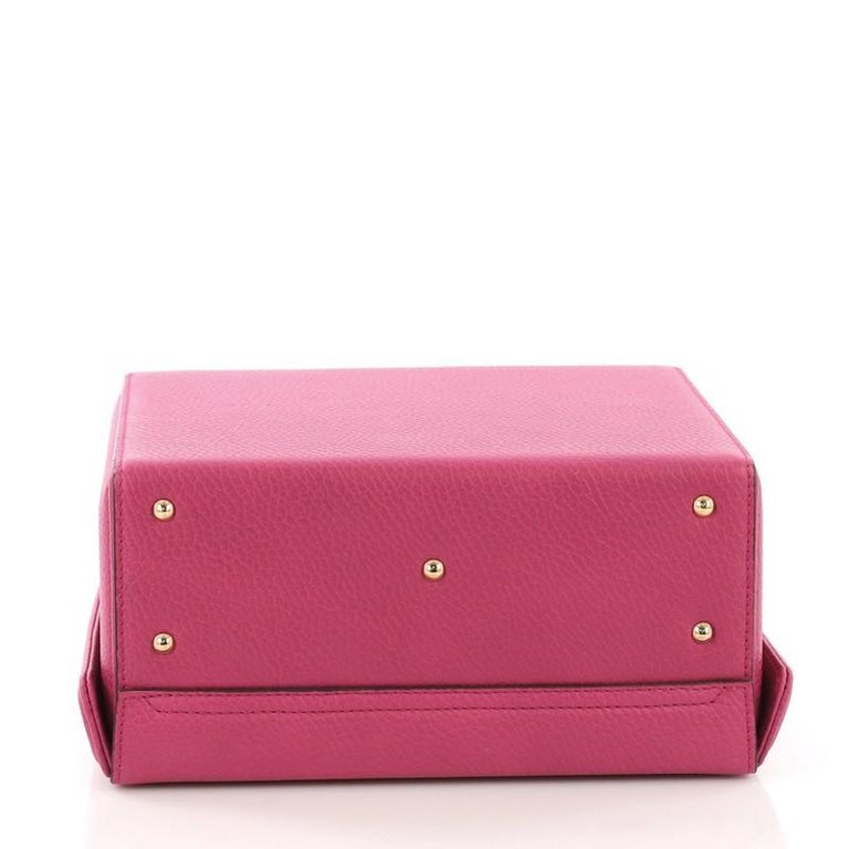 Mark Cross Grace Box Bag Leather Large at 1stDibs