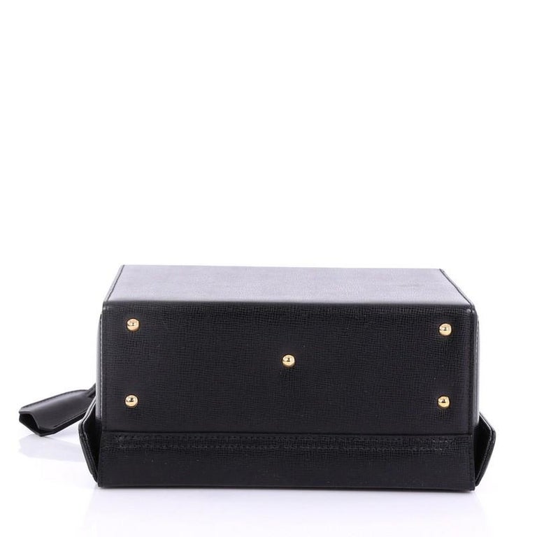 Mark Cross Grace Box Bag Leather Large at 1stDibs