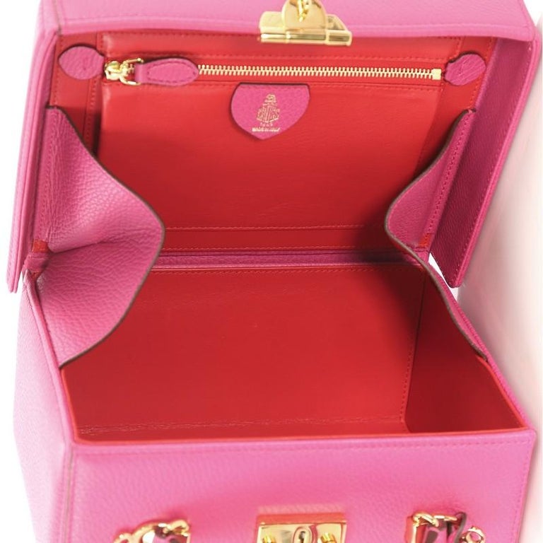 Mark Cross Grace Box Bag Leather Large at 1stDibs