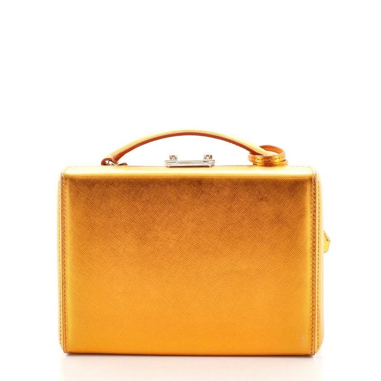 Mark Cross Grace Box Bag Leather Small at 1stDibs