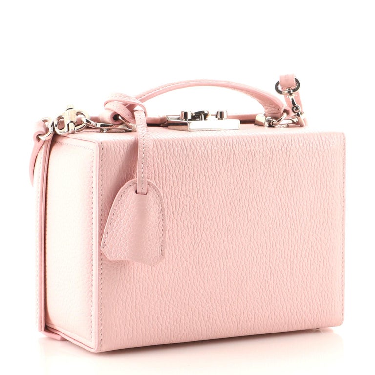 Mark Cross Grace Box Bag Leather Small For Sale at 1stDibs