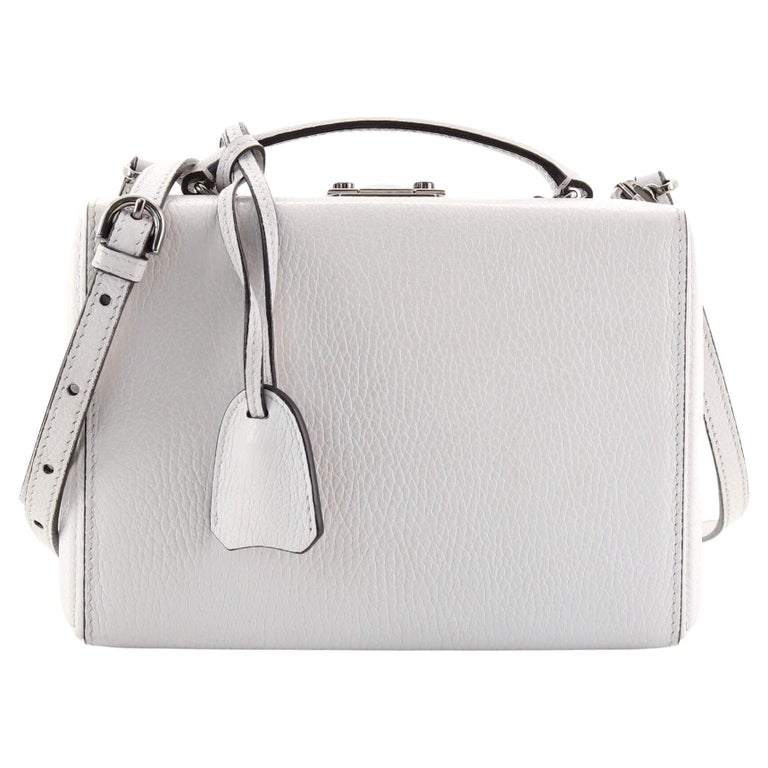 Mark Cross Grace Box Bag Leather Small For Sale at 1stDibs