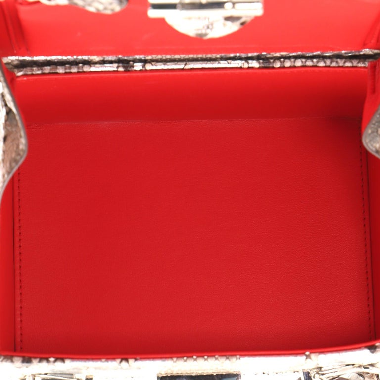 Mark Cross Grace Box Bag Python Small For Sale at 1stDibs