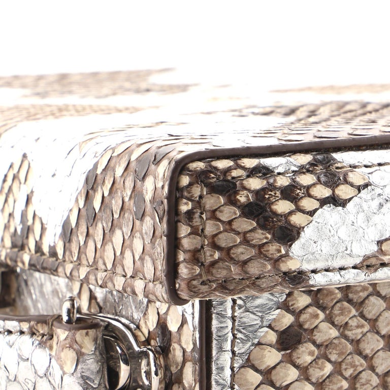 Mark Cross Grace Box Bag Python Small For Sale at 1stDibs