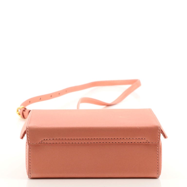 Mark Cross Grace Box Bag Satin Mini at 1stDibs