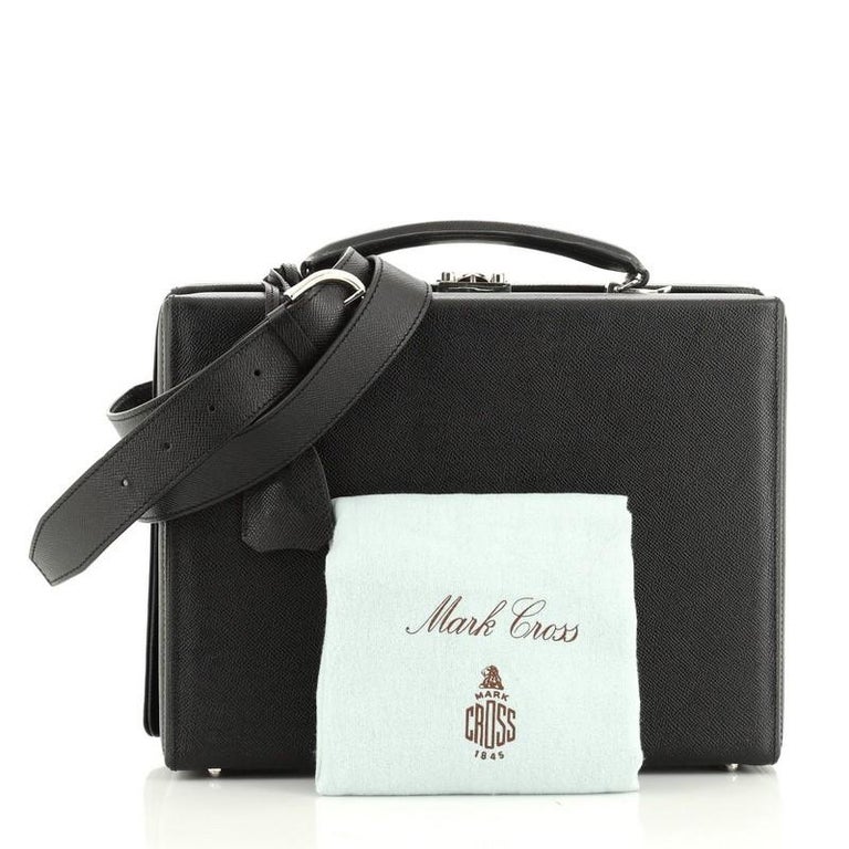 Mark Cross Grace Box Briefcase Leather Small at 1stDibs