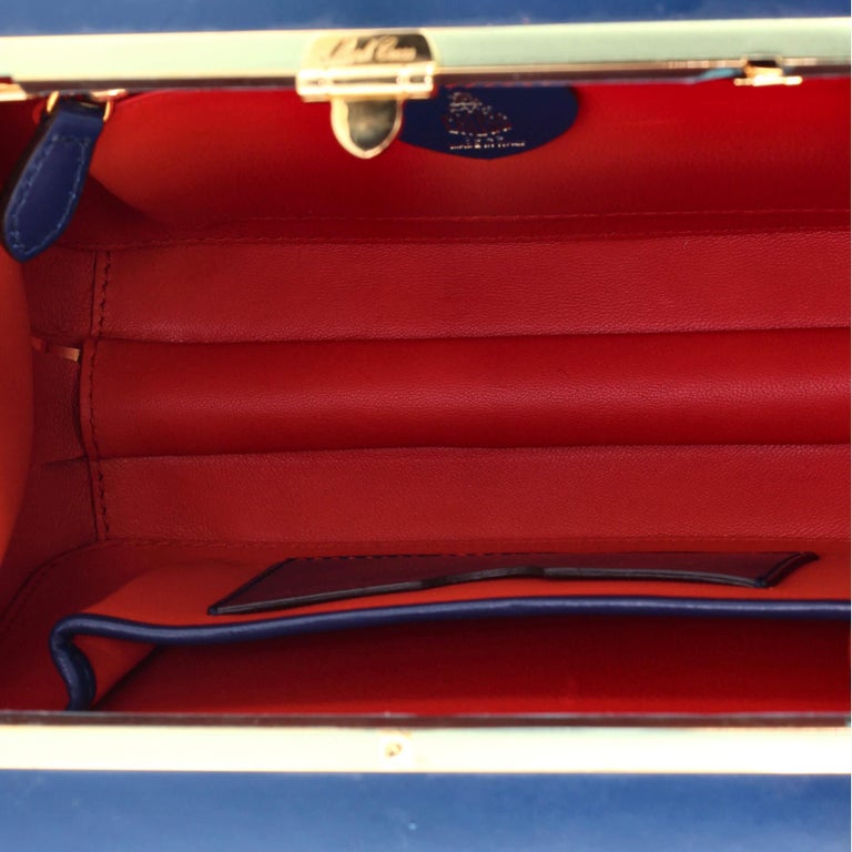 Mark Cross Juliana Frame Bag Leather at 1stDibs