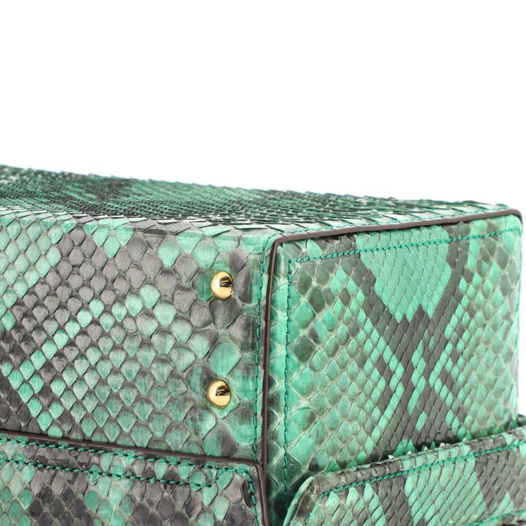Mark Cross Model: Grace Box Bag Python Small For Sale at 1stDibs