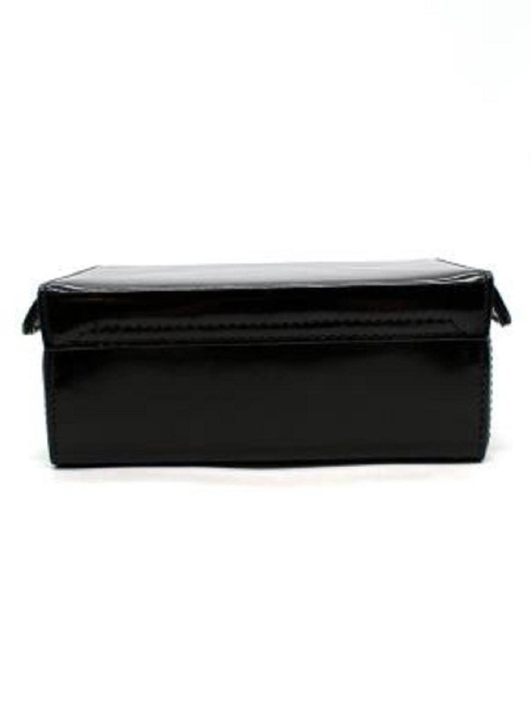 Mark Cross Patent Leather Grace Mini Box Bag For Sale at 1stDibs