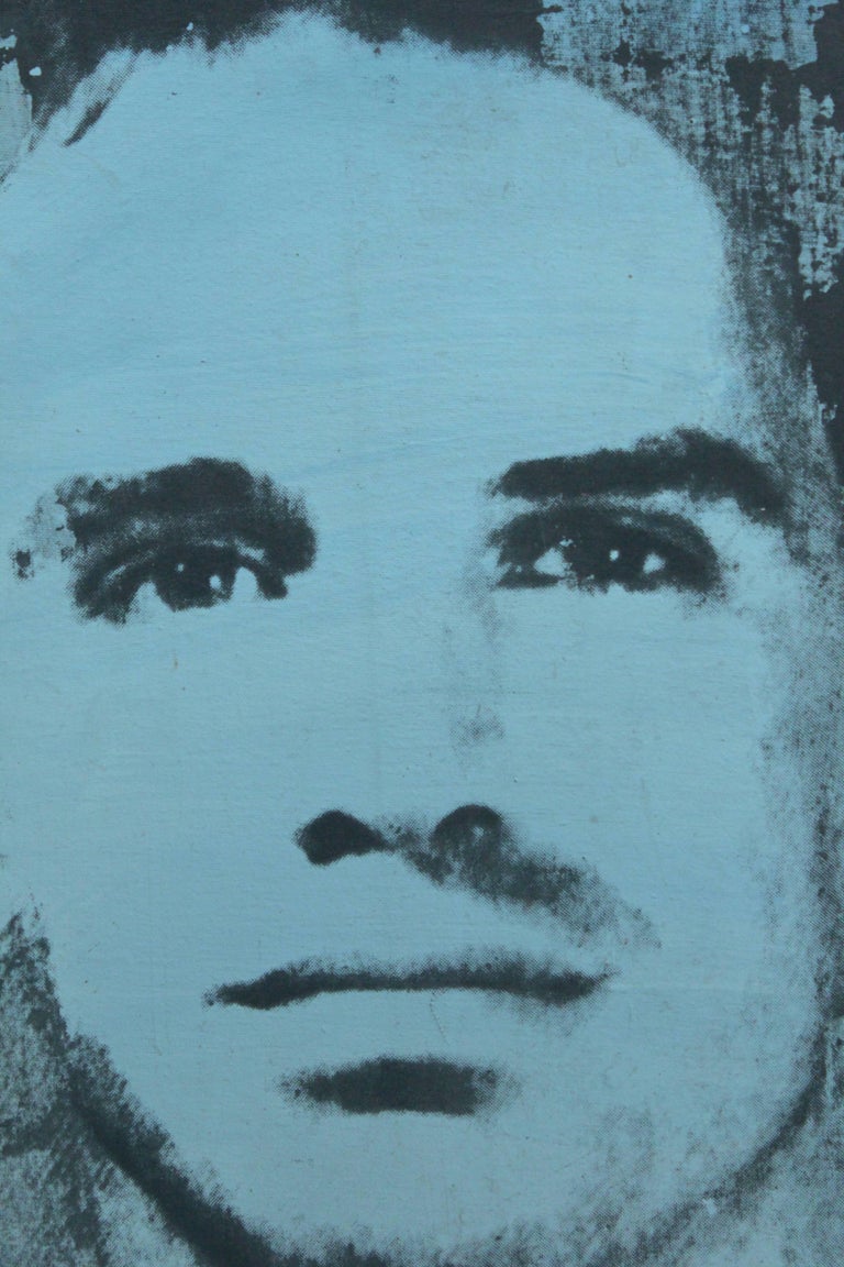 Mark Flood - Black and Blue Portrait at 1stDibs | mark flood lace ...