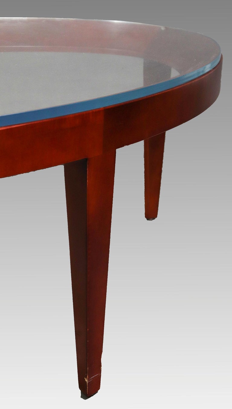 Mark Goetz for Bernhardt Design Modern "Cirque" Oval Coffee Table at ...