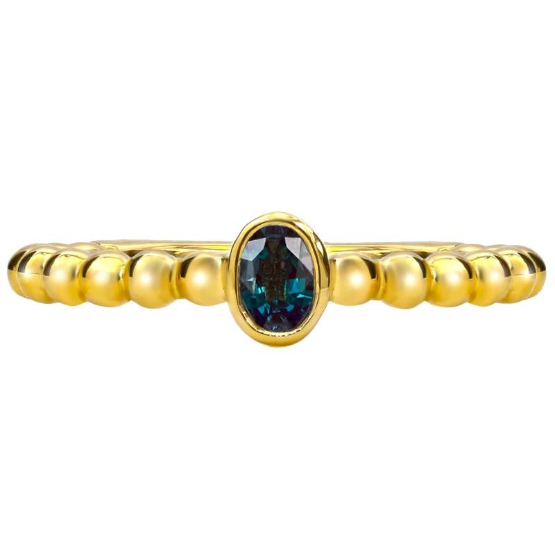 Mark Henry 0.20 Carat Natural Brazilian Alexandrite Ring, 18 Karat For ...