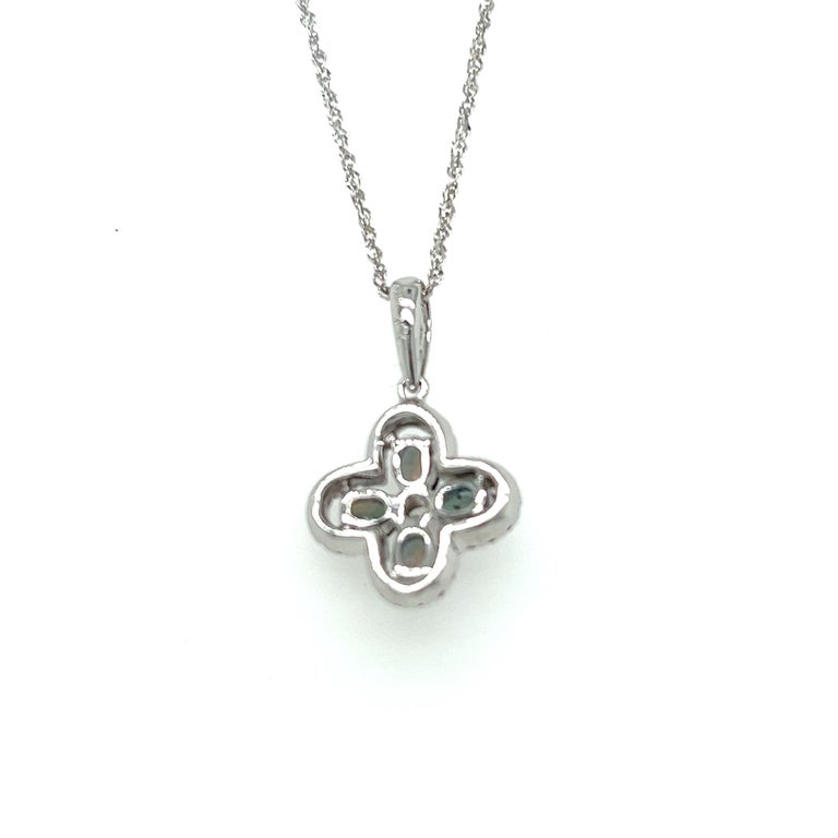 Mark Henry Alexandrite and Diamond Pendant Necklace in 18k White Gold ...