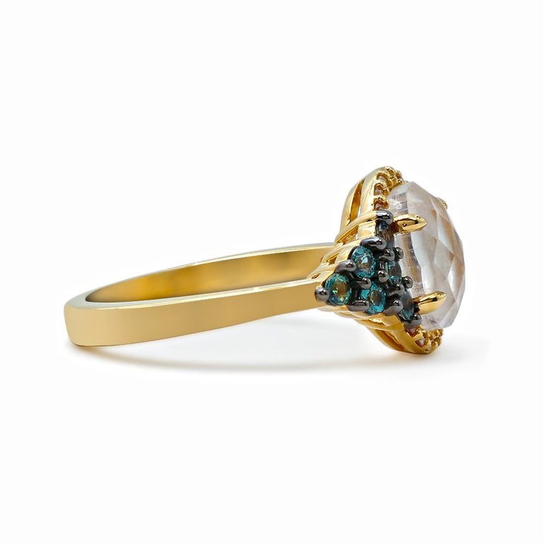 Mark Henry Natural Brazilian Alexandrite, Moonstone and Diamond Ring ...