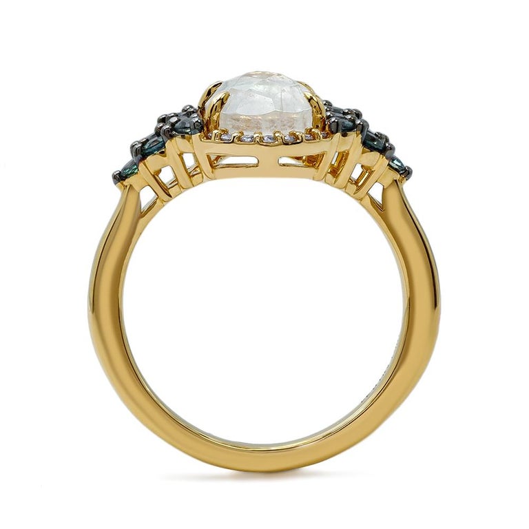 Mark Henry Natural Brazilian Alexandrite, Moonstone and Diamond Ring ...