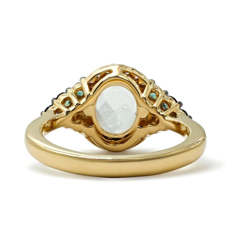 Mark Henry Natural Brazilian Alexandrite, Moonstone and Diamond Ring ...