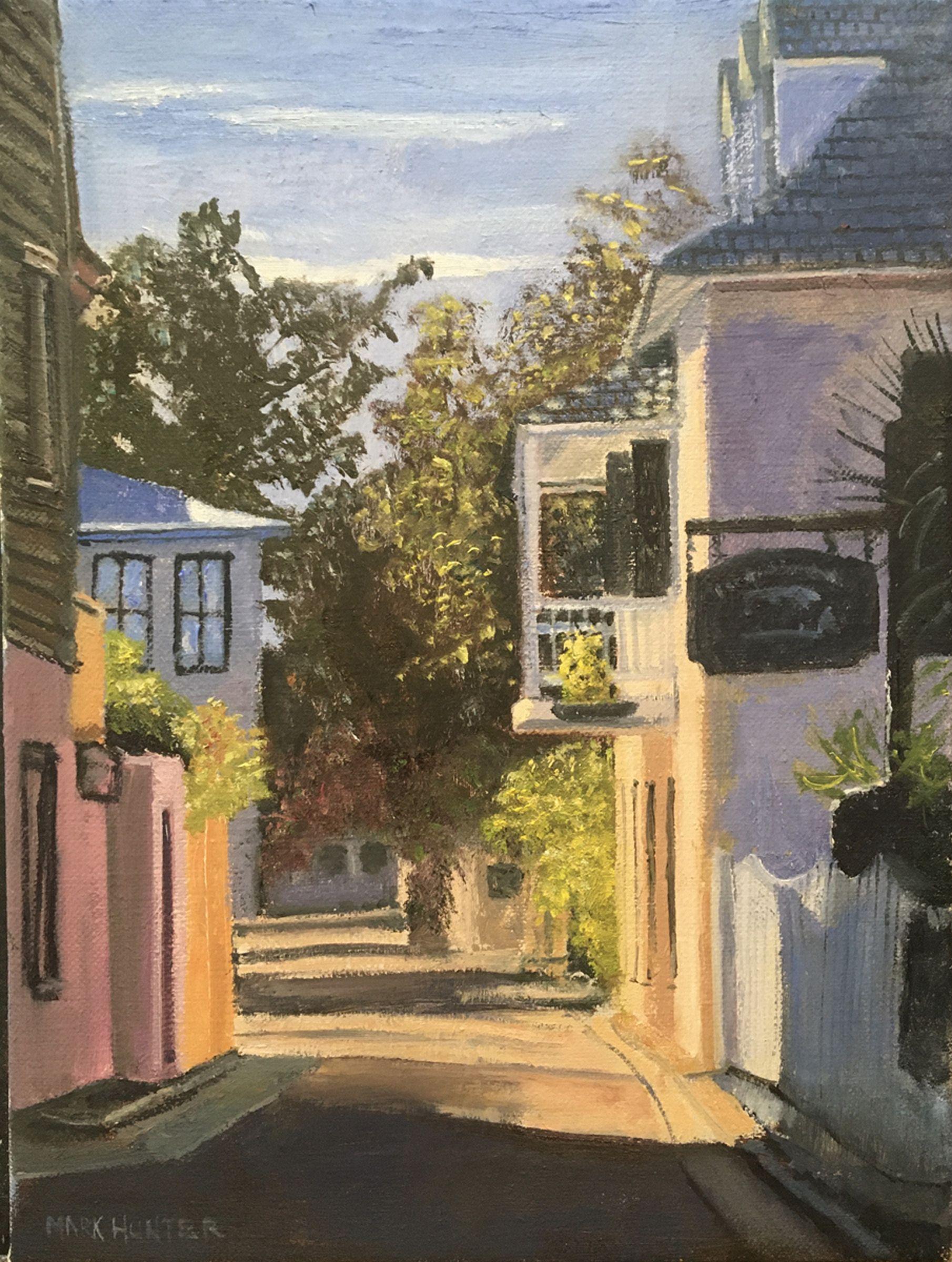 Mark Hunter - Guardians, Painting, Oil on Canvas For Sale at 1stDibs