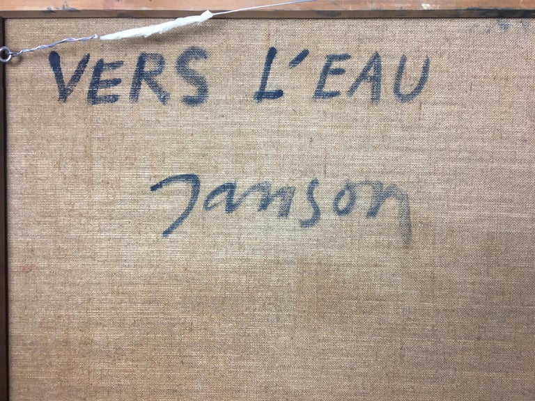 Midcentury Abstract Art Composition by Mark Janson, circa 1958 For Sale ...