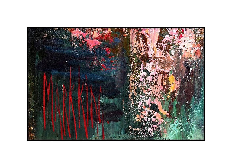 Mark King - Mark King Large Original Oil Painting On Canvas Floral ...