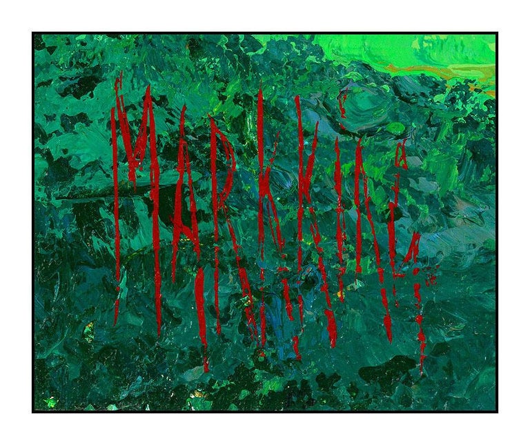 Mark King - MARK KING Original Acrylic PAINTING ON CANVAS Signed GOLF ...