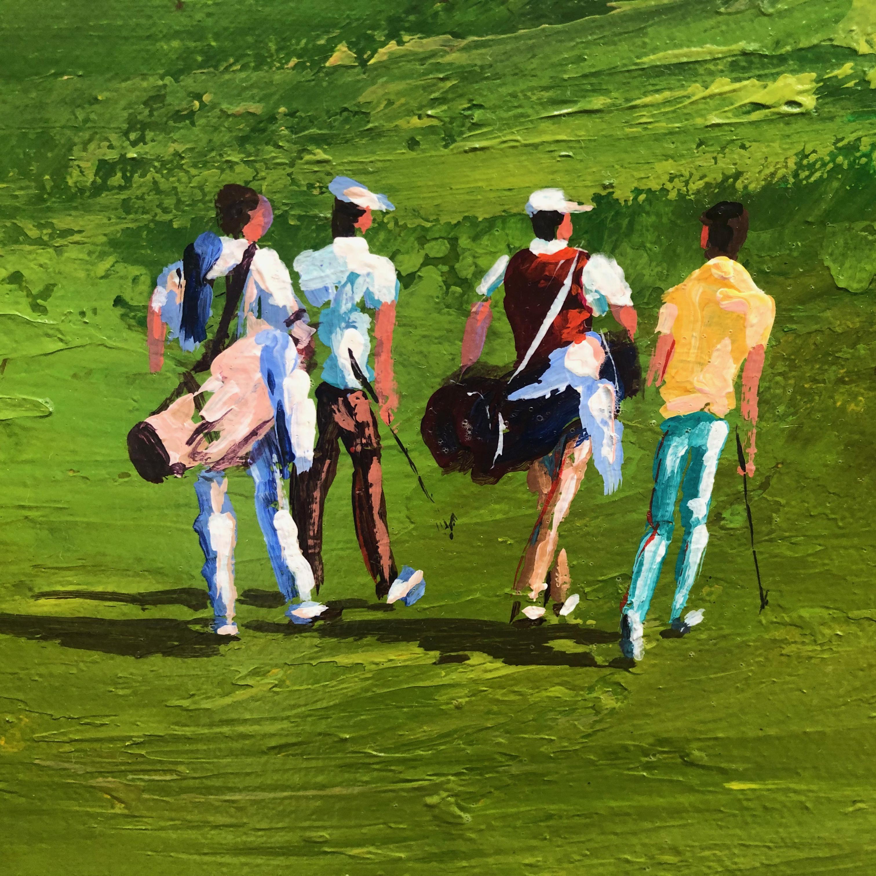 Mark King - Mark King Original Oil Painting Riviera Country Club #10 ...