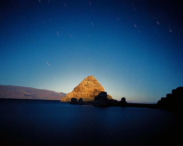 Mark Klett - The Pyramid by Moon Light, Pyramid Lake, NV, 9/13/00 For ...