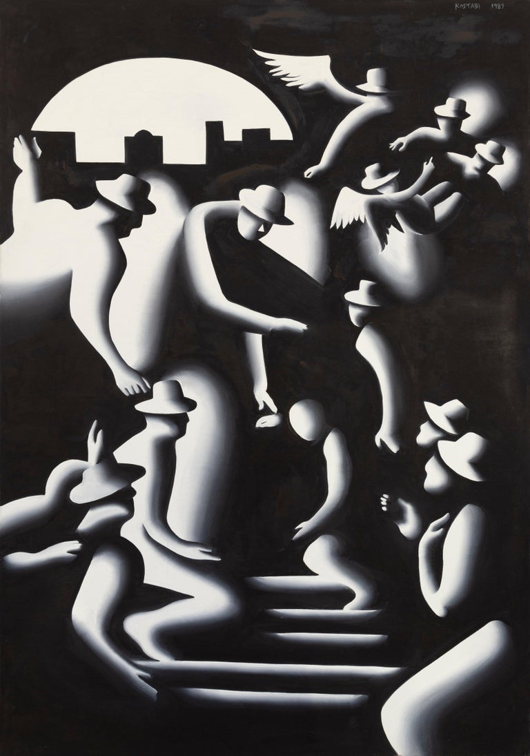 Mark Kostabi - Reconstruction For Sale at 1stDibs