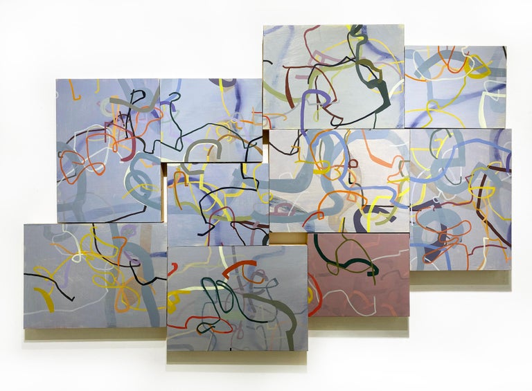 "A Celluloid Dickey, a Razor and Two 8-Balls,” modernist abstract ...