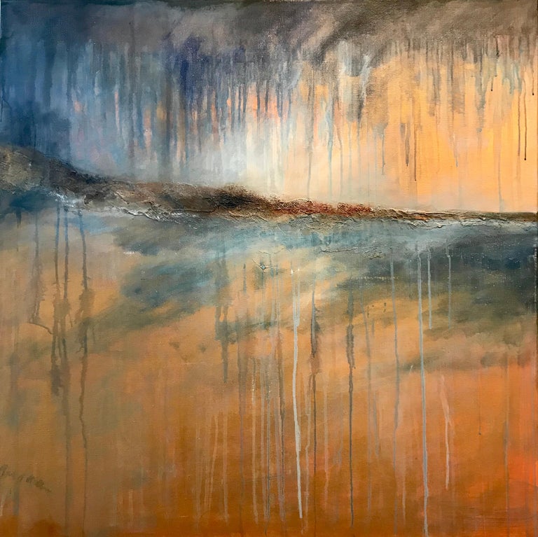 Mark McCallum - Dreich Day - Contemporary Seascape Painting by Mark ...