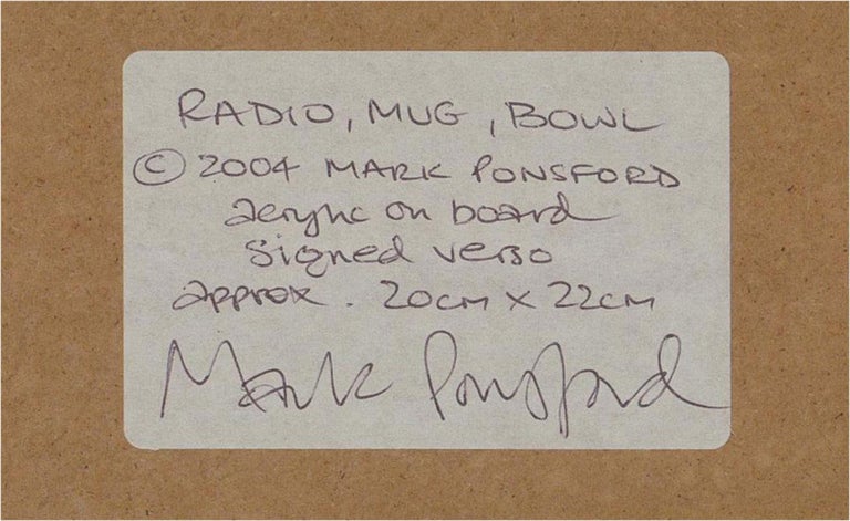Mark Ponsford - Mark Ponsford - 2004 Acrylic, Radio, Mug, Bowl For Sale ...