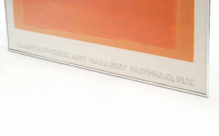 Mark Rothko Exhibition Poster from Albright-Knox Gallery, Buffalo, NY ...