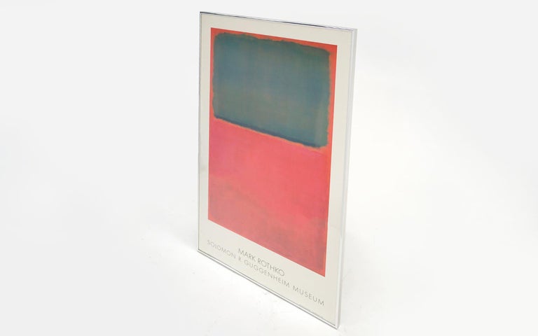 Mark Rothko Exhibition Poster, "Green Red on Orange", Pace Editions ...